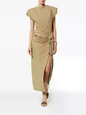 Isabel Marant Étoile Nadela Draped Maxi Dress - Neutrals
