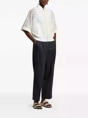 Peserico Grid Bomber Jacket
