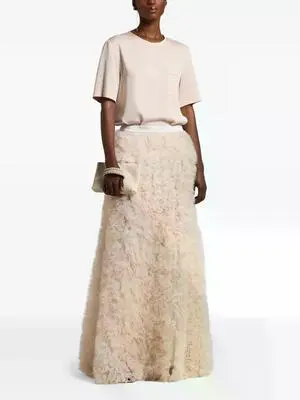 Peserico Ruffled Maxi Skirt