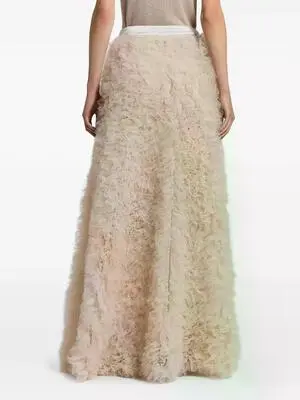 Peserico Ruffled Maxi Skirt