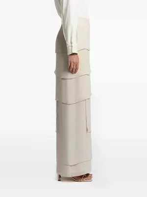 Peserico Tiered Maxi Skirt