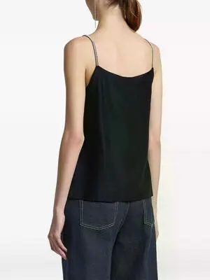 Peserico Sleeveless V-neck Top - Blue