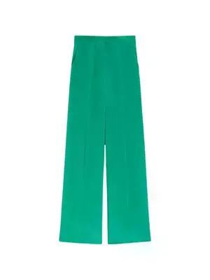 Max Mara Mxepalanca Wide-leg Trousers - Green