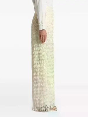Peserico Fringed Maxi Skirt