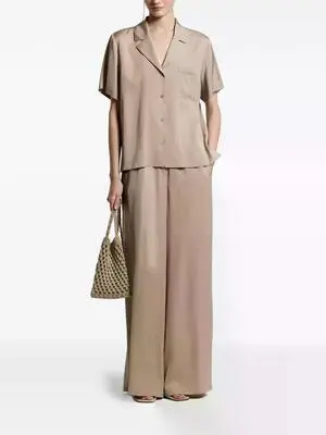 Peserico Short-sleeve Shirt With Pocket - Neutrals
