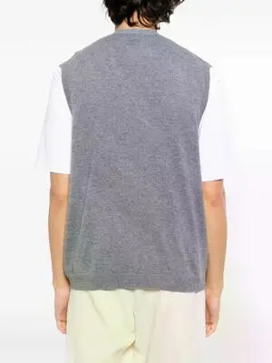 N.peal Cashmere Sleeveless Cardigan