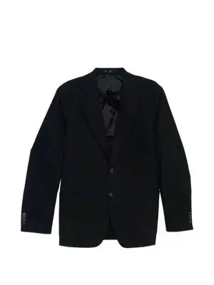 N.peal Single-breasted Notched Collar Blazer