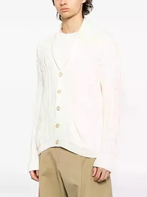 N.peal Cable Shawl Cardigan