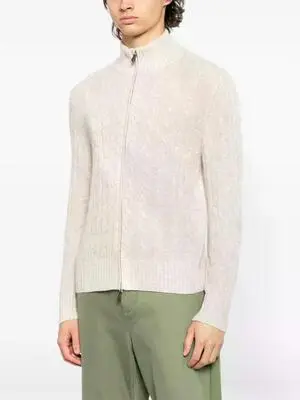 N.peal Cable Zip Cardigan
