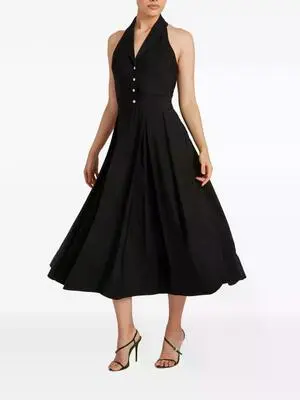 TEMPERLEY LONDON Elodie Halter Dress - Black