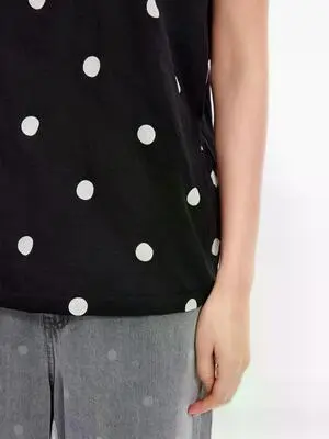 JNBY Polka-dot T-shirt - Black