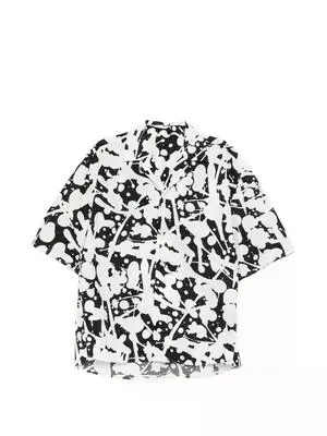 CROQUIS Painted-effect Shirt - Black