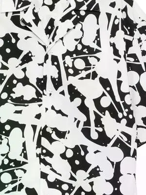 CROQUIS Painted-effect Shirt - Black