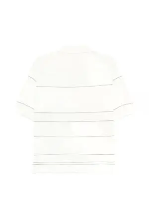 CROQUIS Striped Collared Shirt - Neutrals