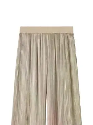 JOSEPH Amber Pleated Satin Trousers - Neutrals