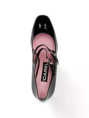 CAREL Alice Buckle-strap Pumps - Black