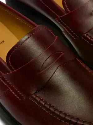 Dr. Martens Leather Loafers - Red