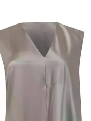 JOSEPH Carrol V-neck Midi Dress - Neutrals