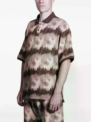 MAISON HIDEOUT Knit Cloud Pattern Shorts