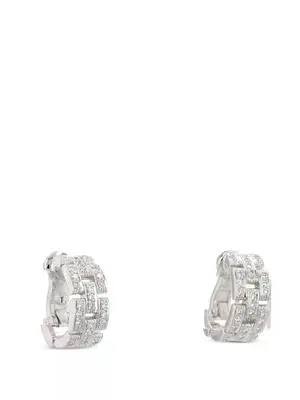Cartier Diamond Hoop Earrings