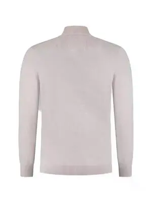 GRAN SASSO Zipped High Neck Sweater - Neutrals