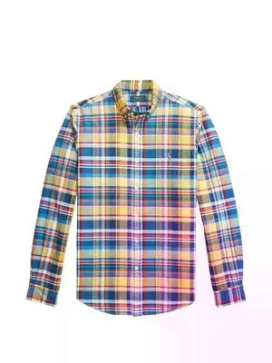 Polo Ralph Lauren Plaid Long-sleeved Shirt - Yellow