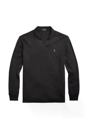 Polo Ralph Lauren Long-sleeved V-neck Sweater - Black