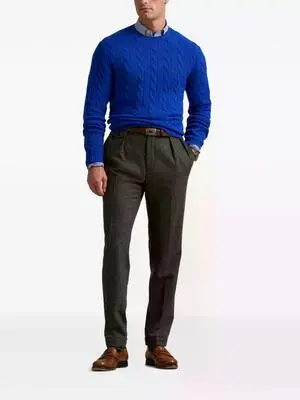 Polo Ralph Lauren Cable-knit Crew-neck Sweater - Blue