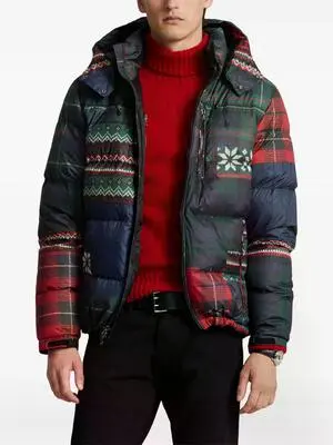 Polo Ralph Lauren The Gorham Patchwork-print Down Jacket