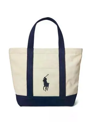 Polo Ralph Lauren Embroidered-pony Tote Bag