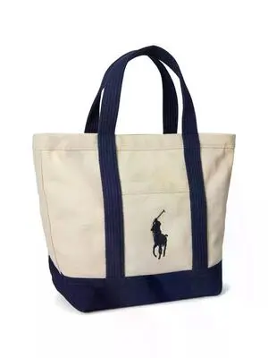Polo Ralph Lauren Embroidered-pony Tote Bag