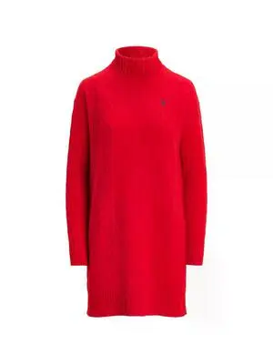 Polo Ralph Lauren Cable-knit Mini Sweater Dress - Red