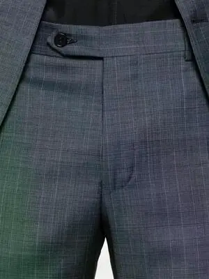 Canali Double-breasted Pinstripe Suit - Blue
