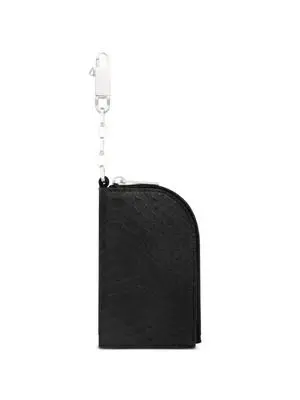 Rick Owens Hook Zipped Wallet - Black