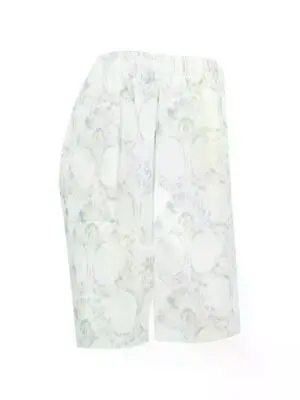 WALES BONNER Printed Sunday Shorts - White