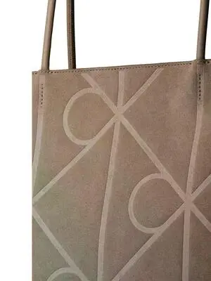 Calvin Klein Embossed Tote Bag - Neutrals