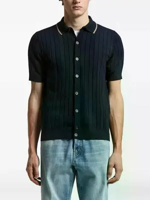 Peserico Ribbed-collared T-shirt