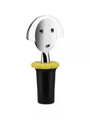 ALESSI Face Wine Stopper - Silver