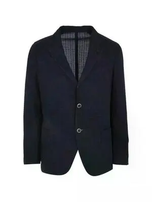LARDINI Twobutton Liknit Jacket