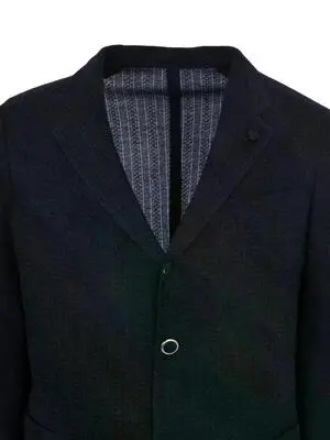 LARDINI Twobutton Liknit Jacket