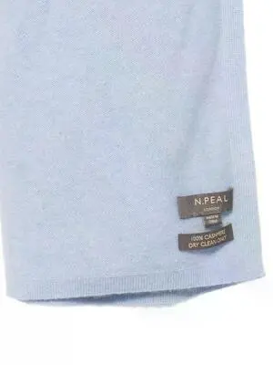 N.peal Cashmere Shawl - Blue