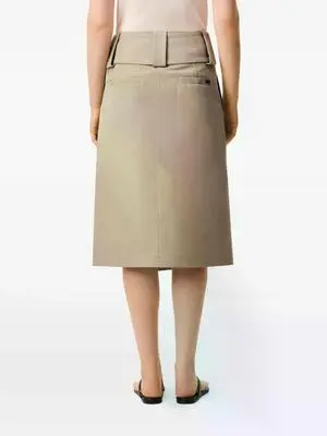 AMI Paris Cotton Wrap Skirt