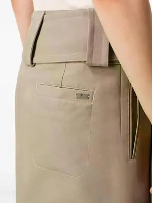 AMI Paris Cotton Wrap Skirt