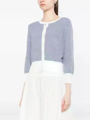 N.peal Jacquard Cardigan