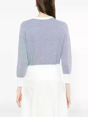 N.peal Jacquard Cardigan