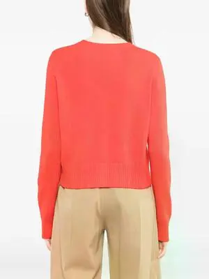 N.peal Round Neck Long-sleeve Cardigan