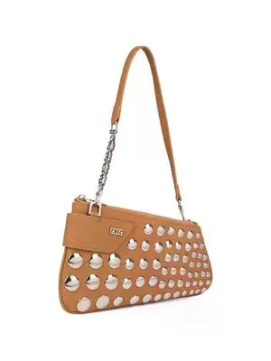 Gcds Comma Notte Shoulder Bag - Brown