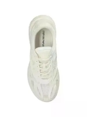 Emporio Armani Panelled Lace-up Sneakers