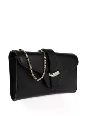 Emporio Armani Strap Chain Wallet - Black