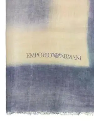 Emporio Armani Faded-effect Scarf